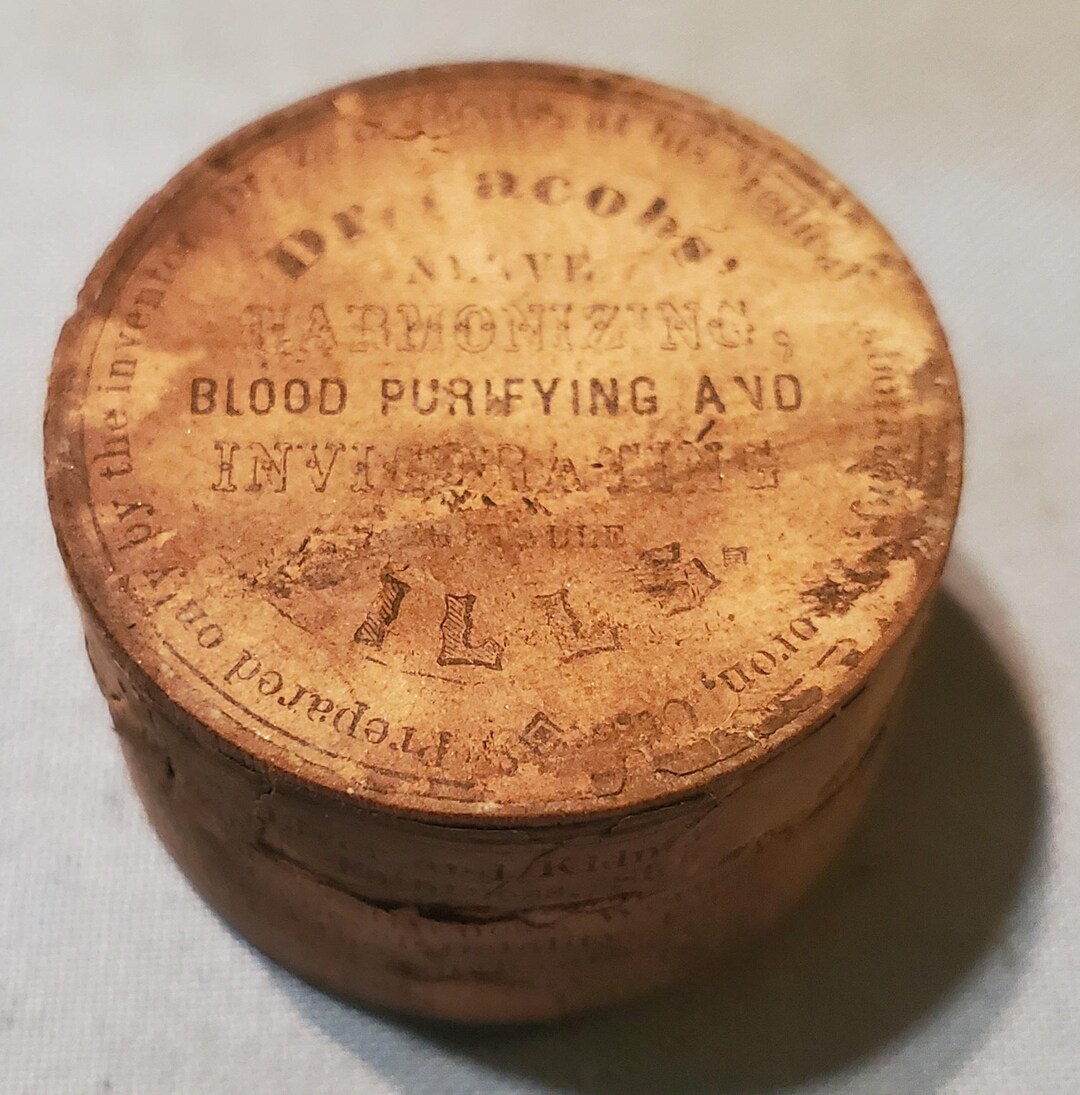 Dr. Jacobs Blood Purifying and Harmonizing Nerve Pills. Civil War Quack ...