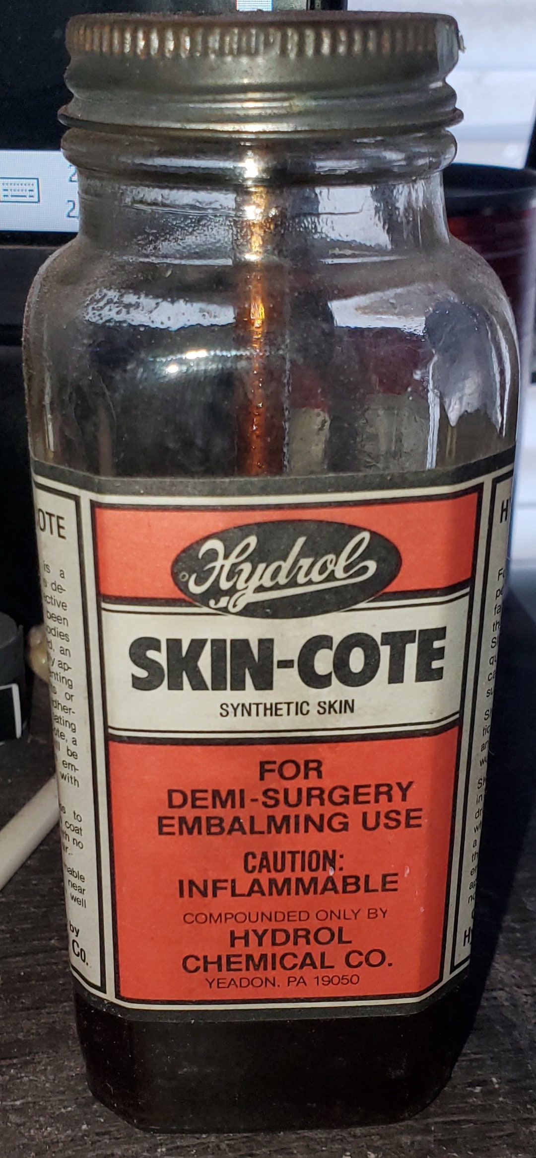 Hydrol Skin-cote Demi Embalming Bottle - Etsy