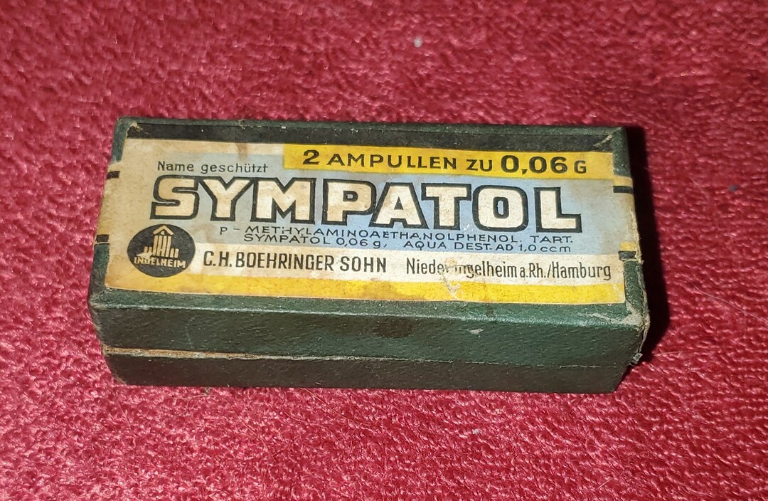 Antique Sympatol Ampoules - Etsy