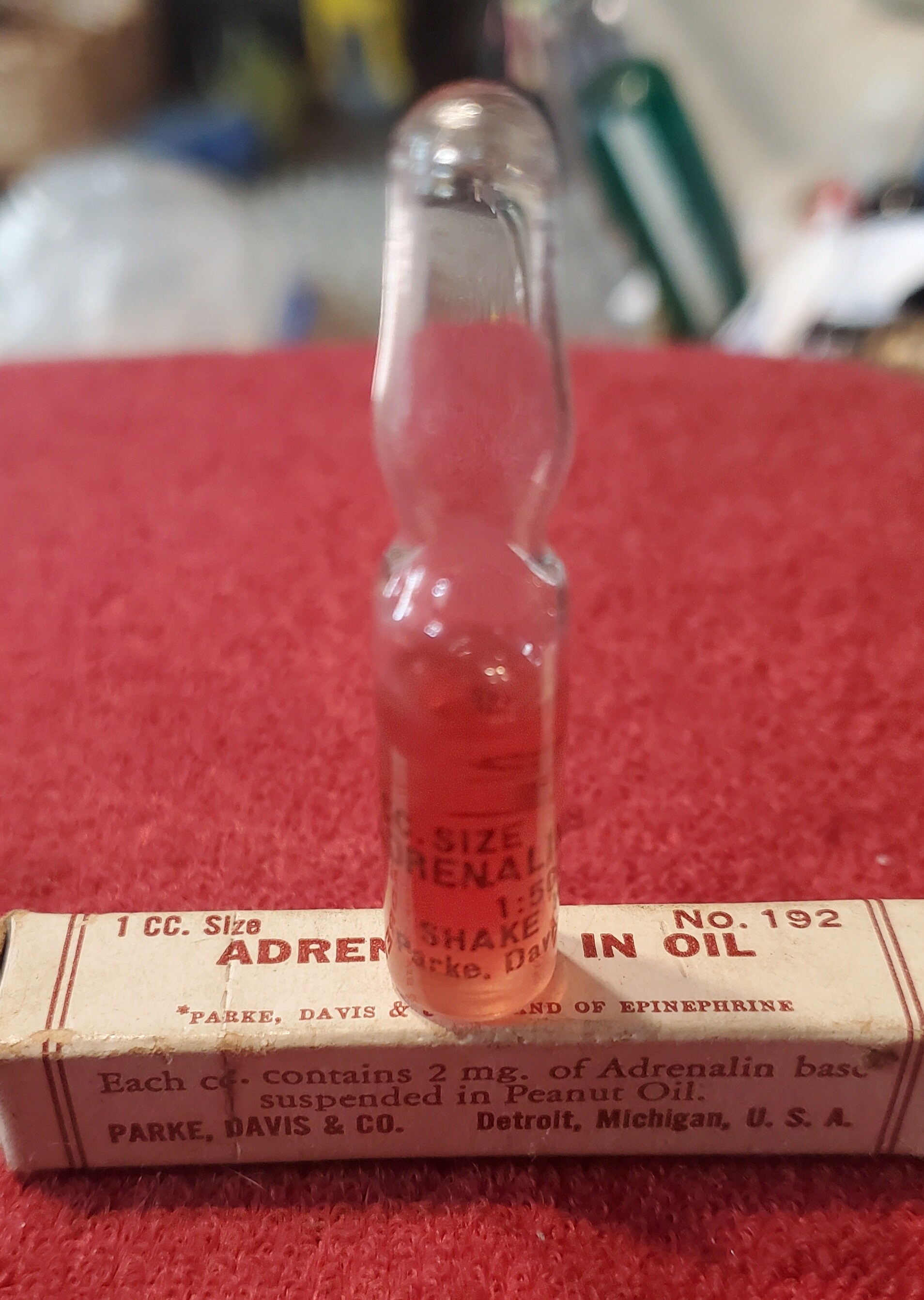 Antique Adrenaline Ampoule With Box - Etsy