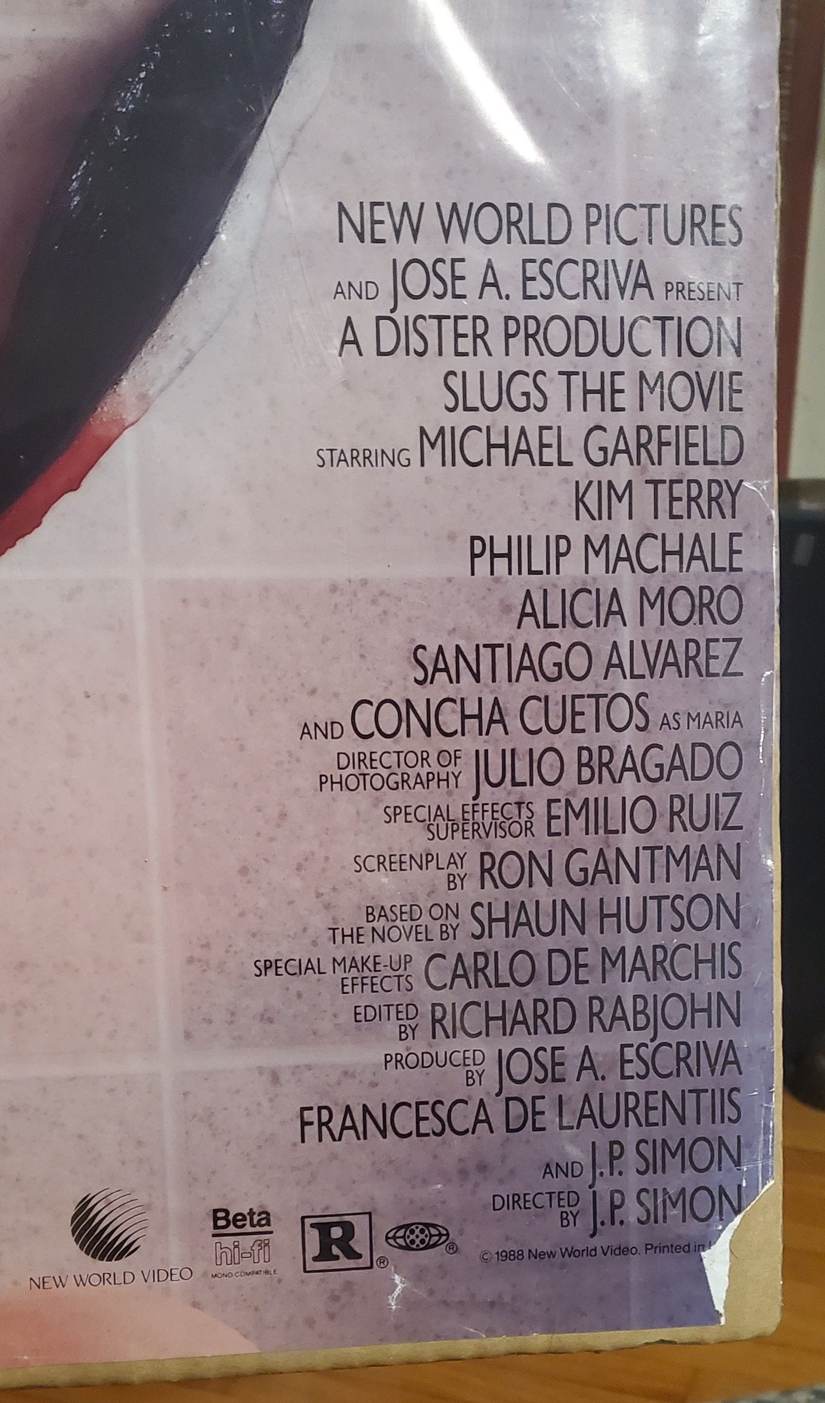 1988 Slugs Original Horror Poster - Etsy