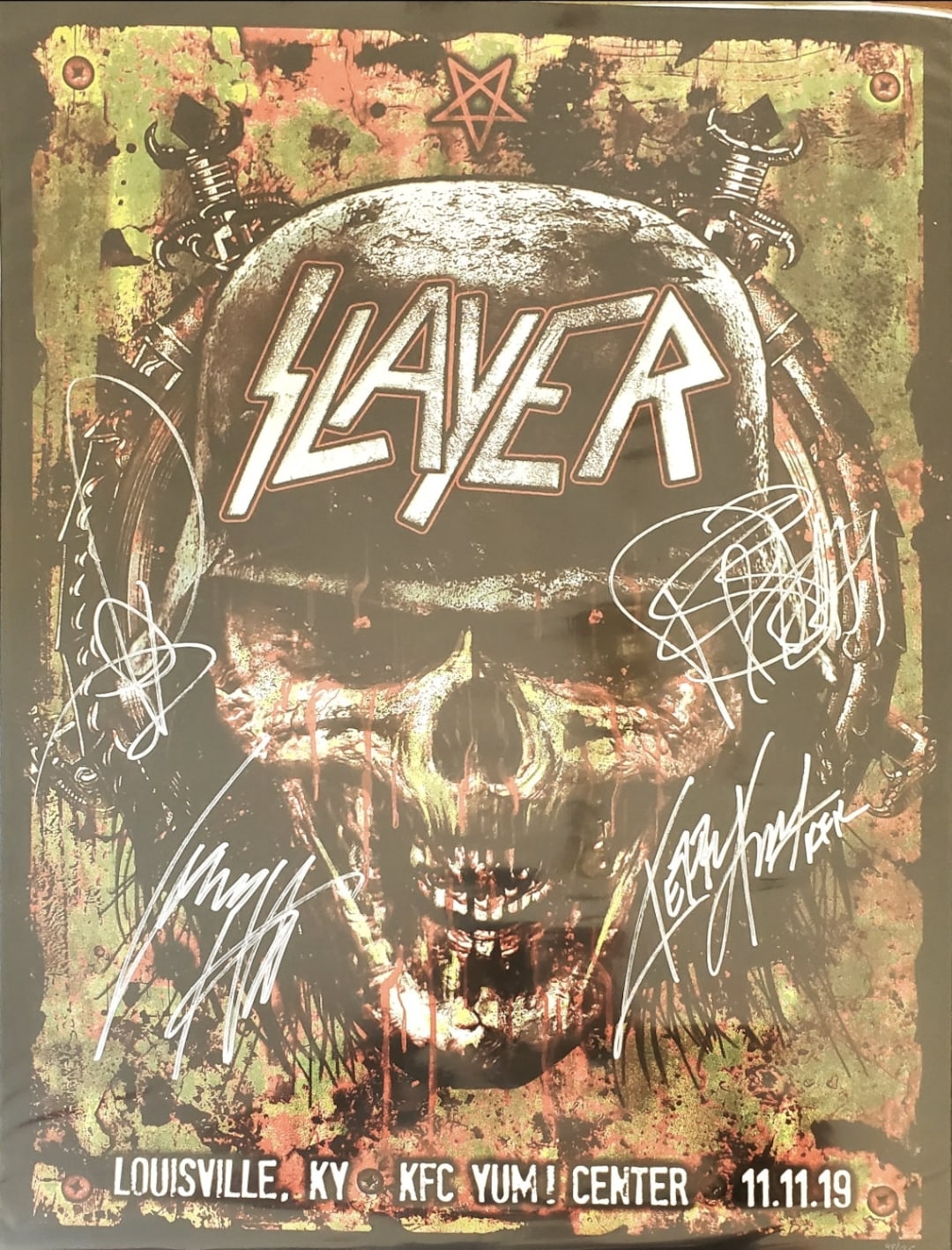 Autographed 2019 Slayer Final Tour Poster - Etsy