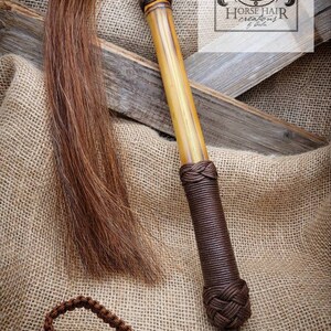 Horse Hair Handled Fly Whisk - Shoo Fly - Custom Order - Etsy