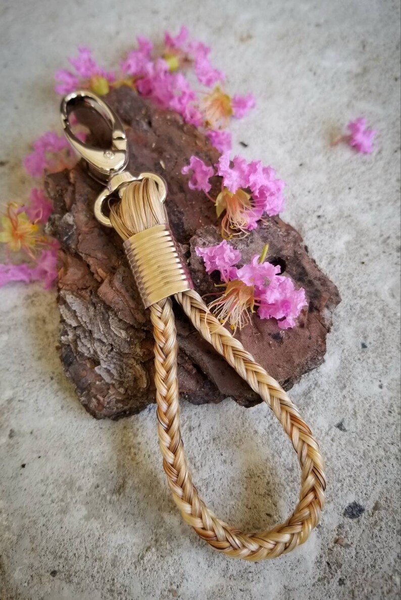 Braided Loop Style Horse Hair Keychain charms Listed - Etsy
