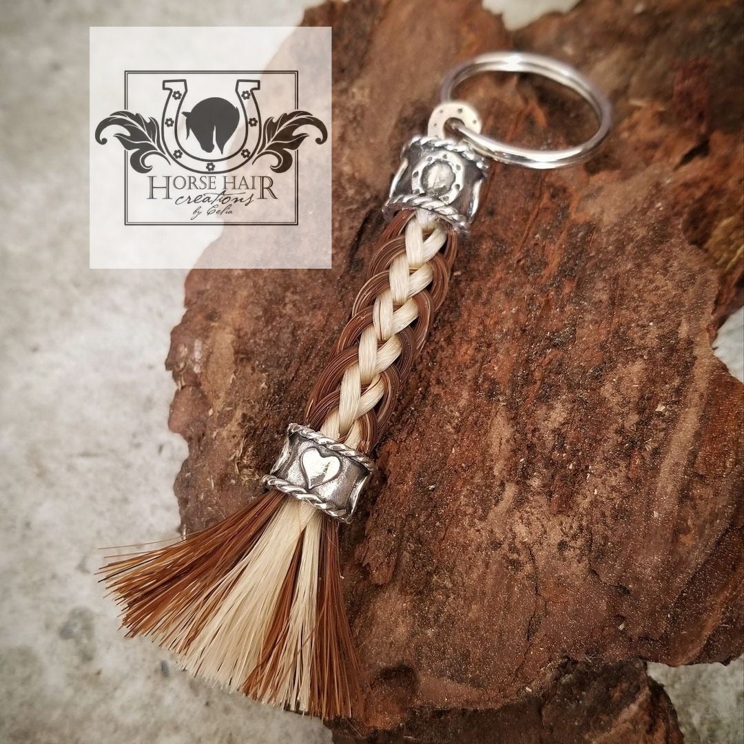Horse Hair Keepsake Keychain (charms Listed Separately) - Solid ...