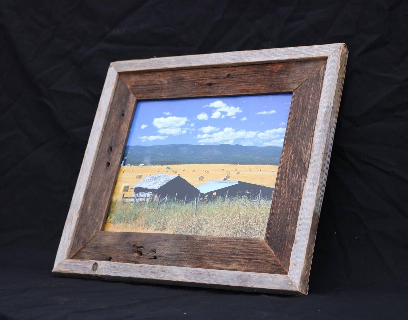 8x10 Stacked Barnwood Frame - Etsy