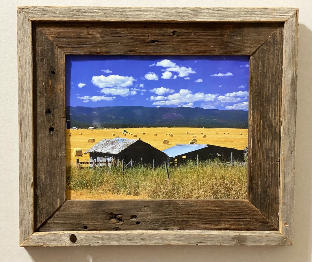 8x10 Stacked Barnwood Frame - Etsy