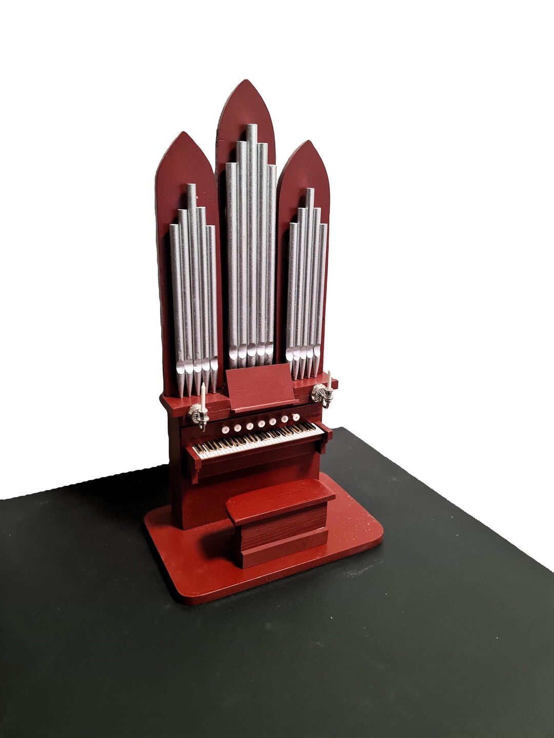 Art Decore Handmade Miniature Organ Model Nordic Red - Etsy UK