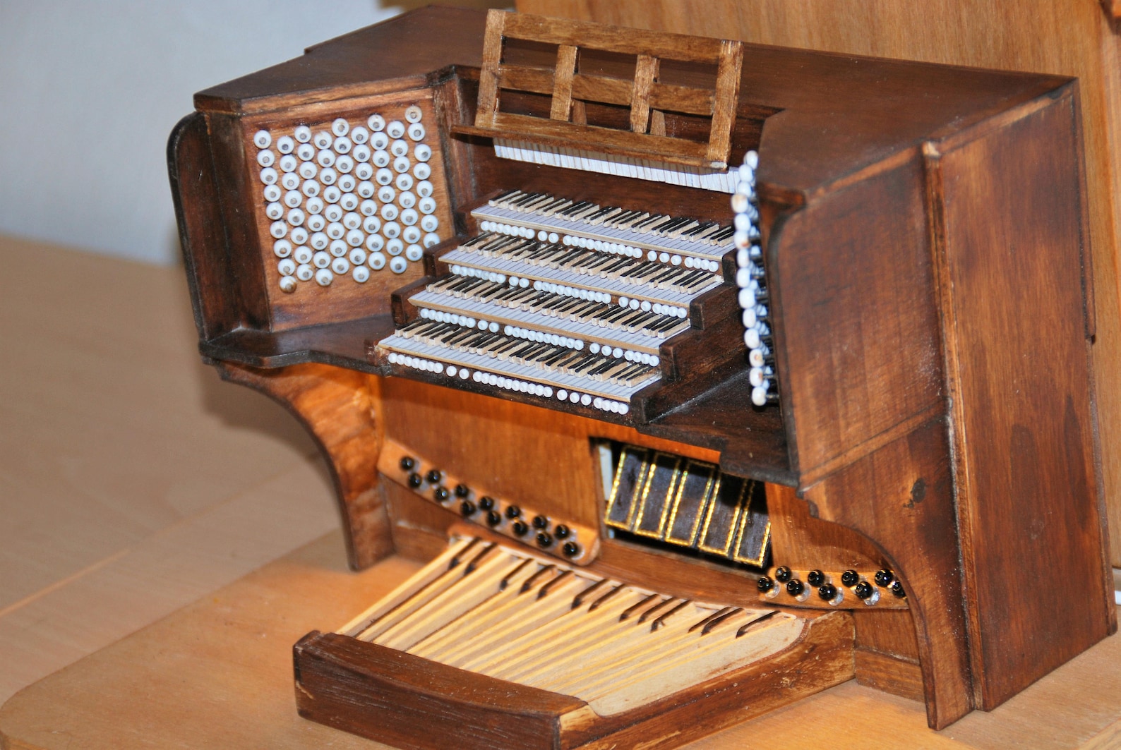 Miniature Organ Model of an Anglo/american Organ Playing Table | Etsy