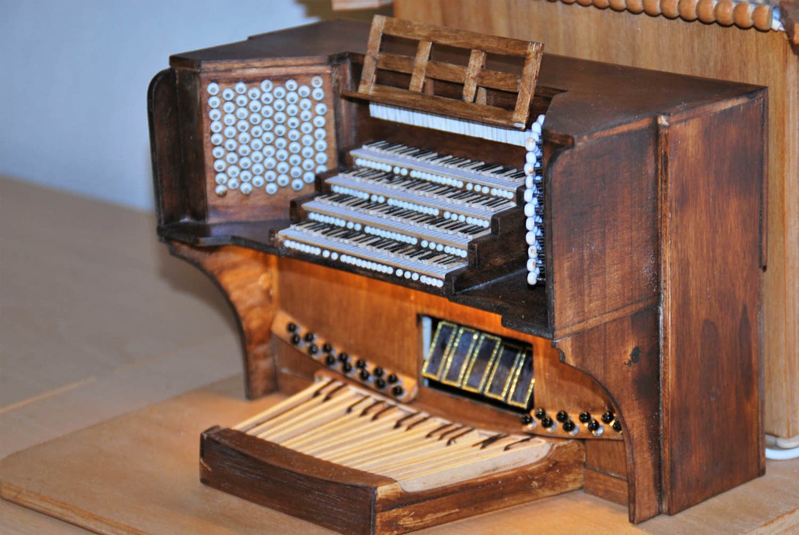 Miniature Organ Model of an Anglo/american Organ Playing Table | Etsy