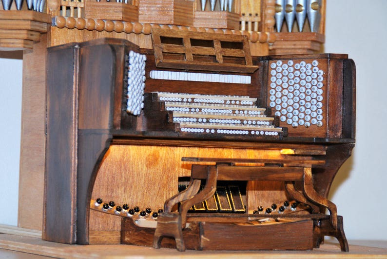 Miniature Organ Model of an Anglo/american Organ Playing Table | Etsy