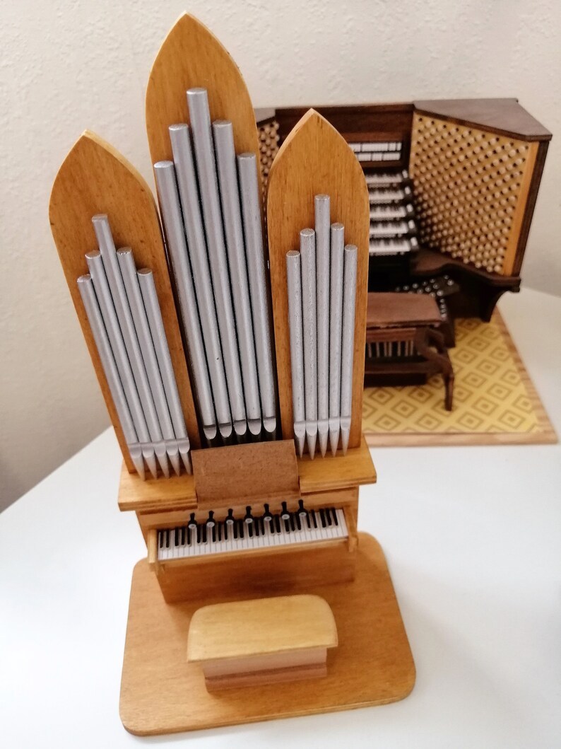 Art Decore Handmade Miniature Organ Model - Etsy