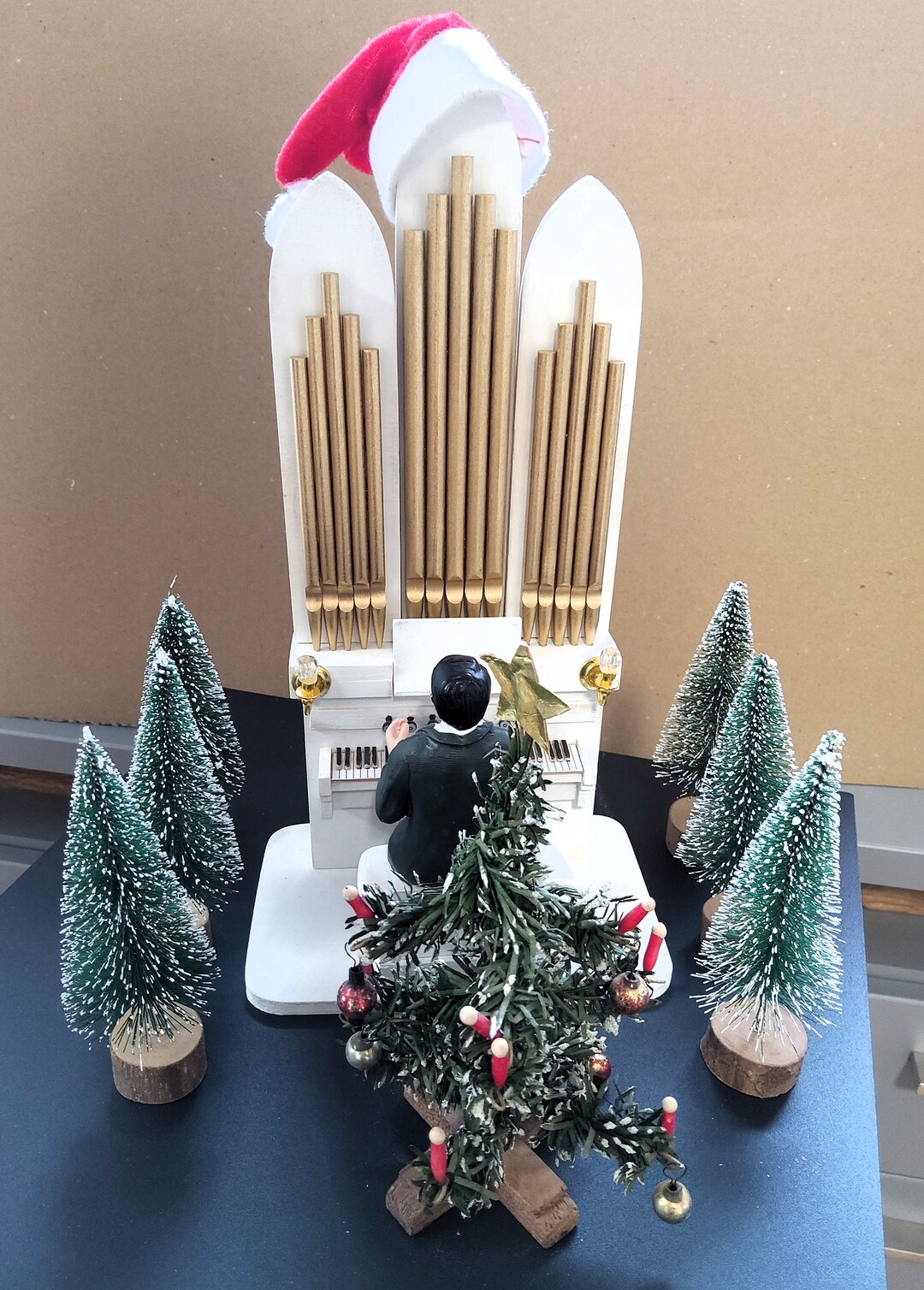 Art Decore Miniature Organ Model Made by Hand White Chalk - Etsy