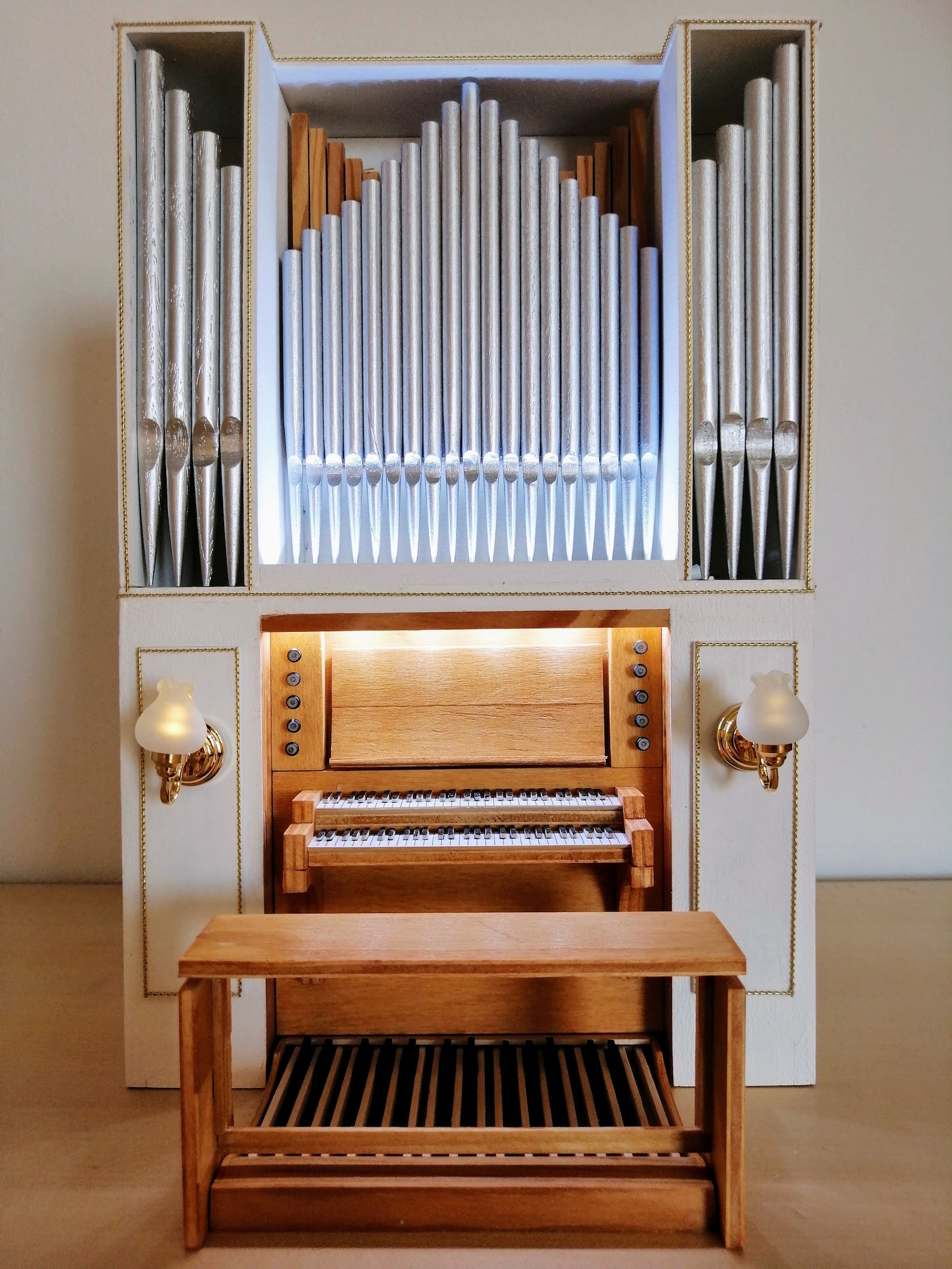 The Luminous Organs With Double Illumination - Miniature Organ Models ...