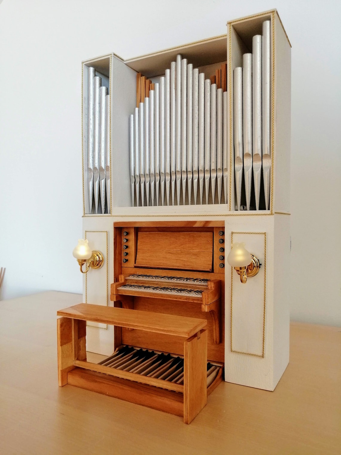 The Luminous Organs Illuminated 2 Times Miniature Organ Models Made by ...