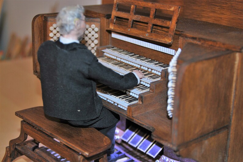 Miniature Organ Model of an Anglo/american Organ Playing Table | Etsy