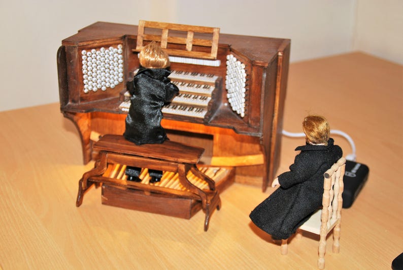 Miniature Organ Model of an Anglo/american Organ Playing Table | Etsy