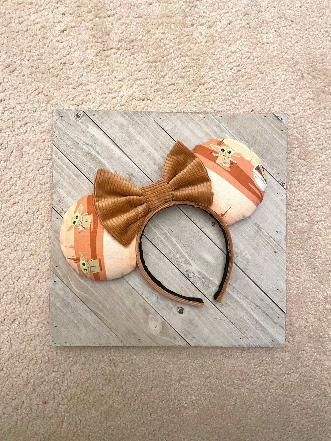 Grogu Mouse Ears Baby Yoda Ears Star Wars Ears Mandalorian Ears ...