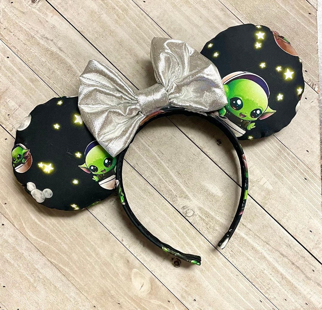 Grogu Mouse Ears Baby Yoda Ears Star Wars Ears Mandalorian Ears ...