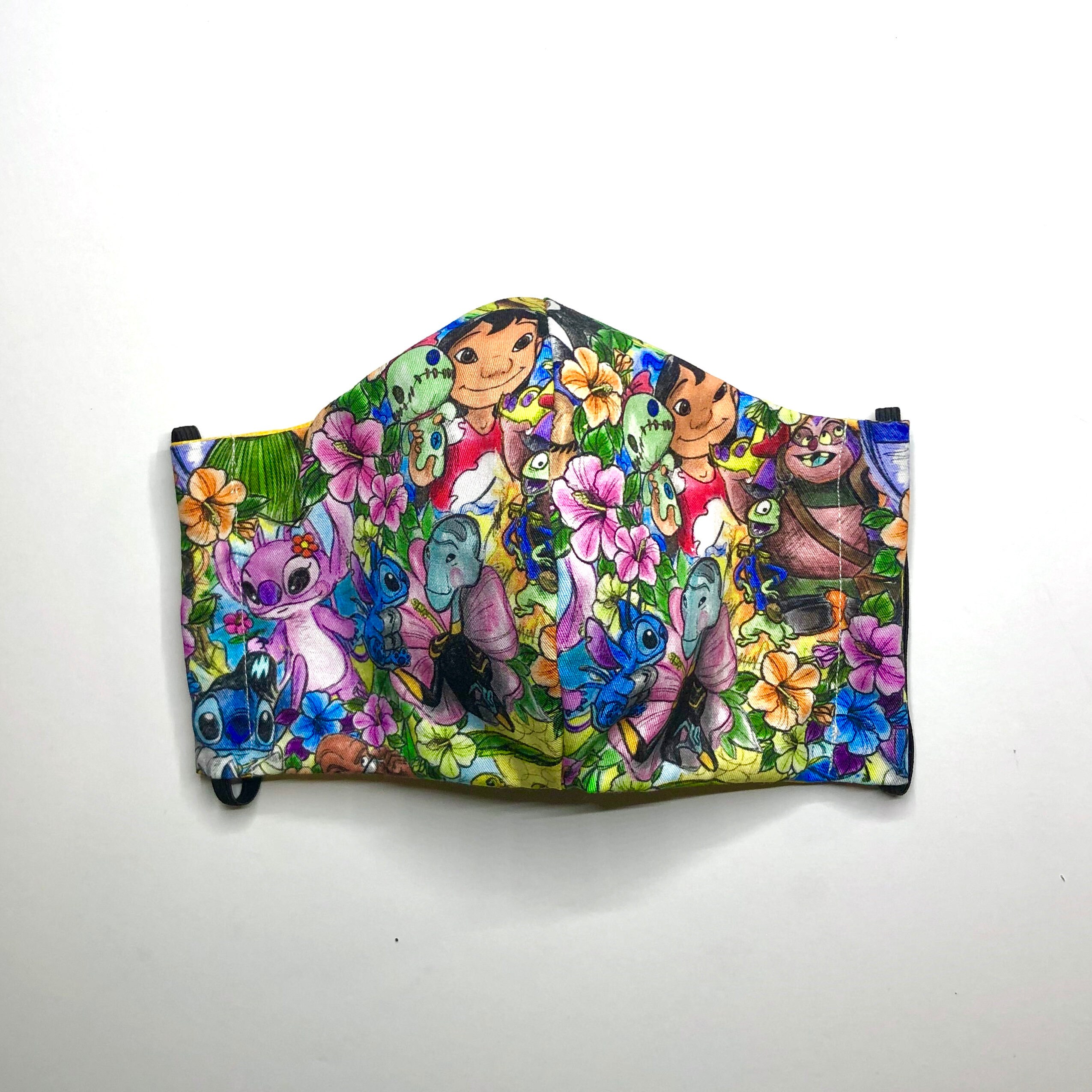 Lilo and Stitch Family Reusable Face Mask Handmade 100% Cotton | Etsy