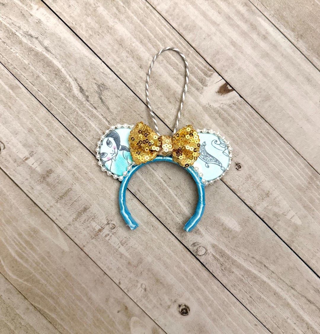 Disney Ornament Princess Jasmine Mouse Ear Headband Disney Aladdin ...