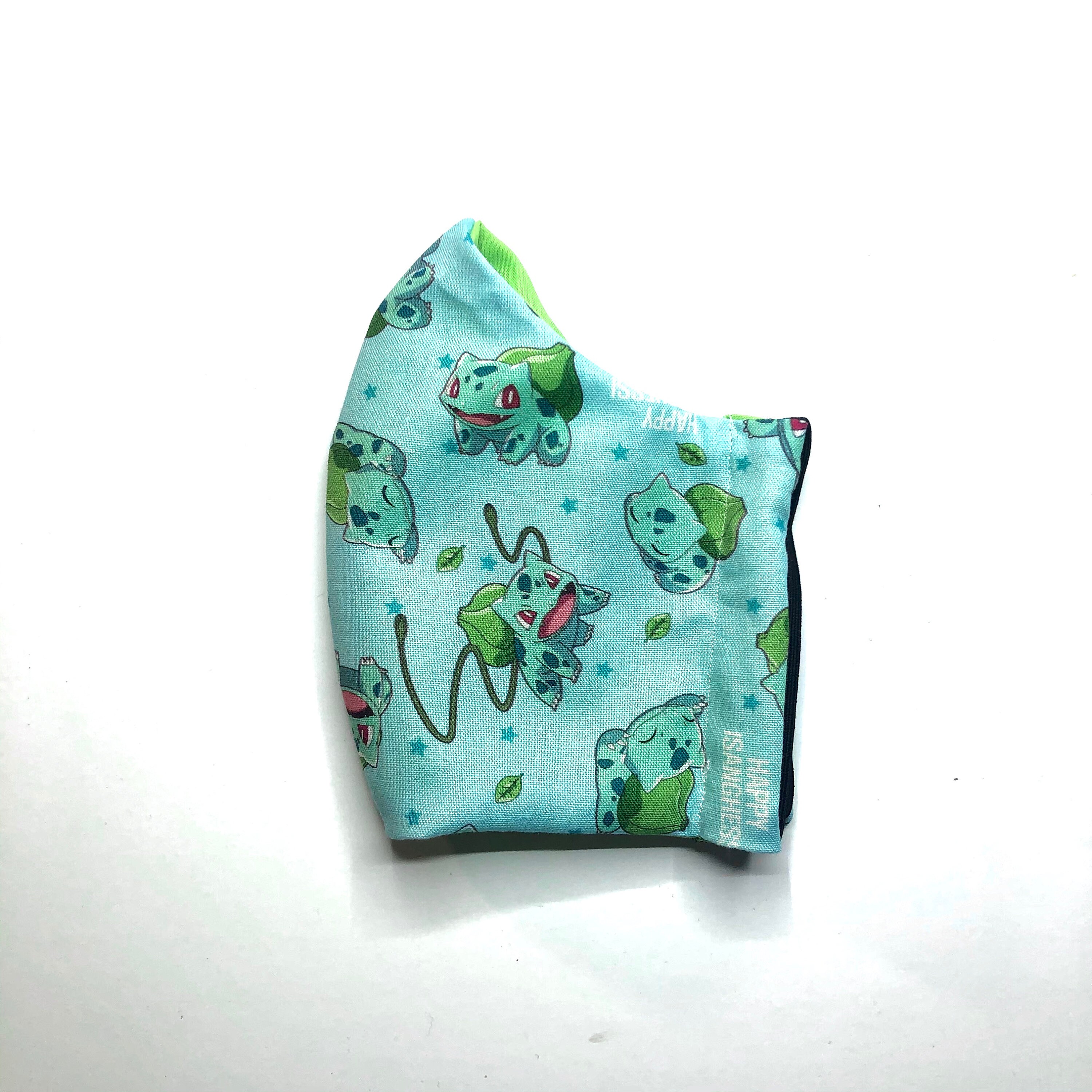 Pokemon Bulbasaur Reusable 100% Cotton Face Mask Handmade | Etsy