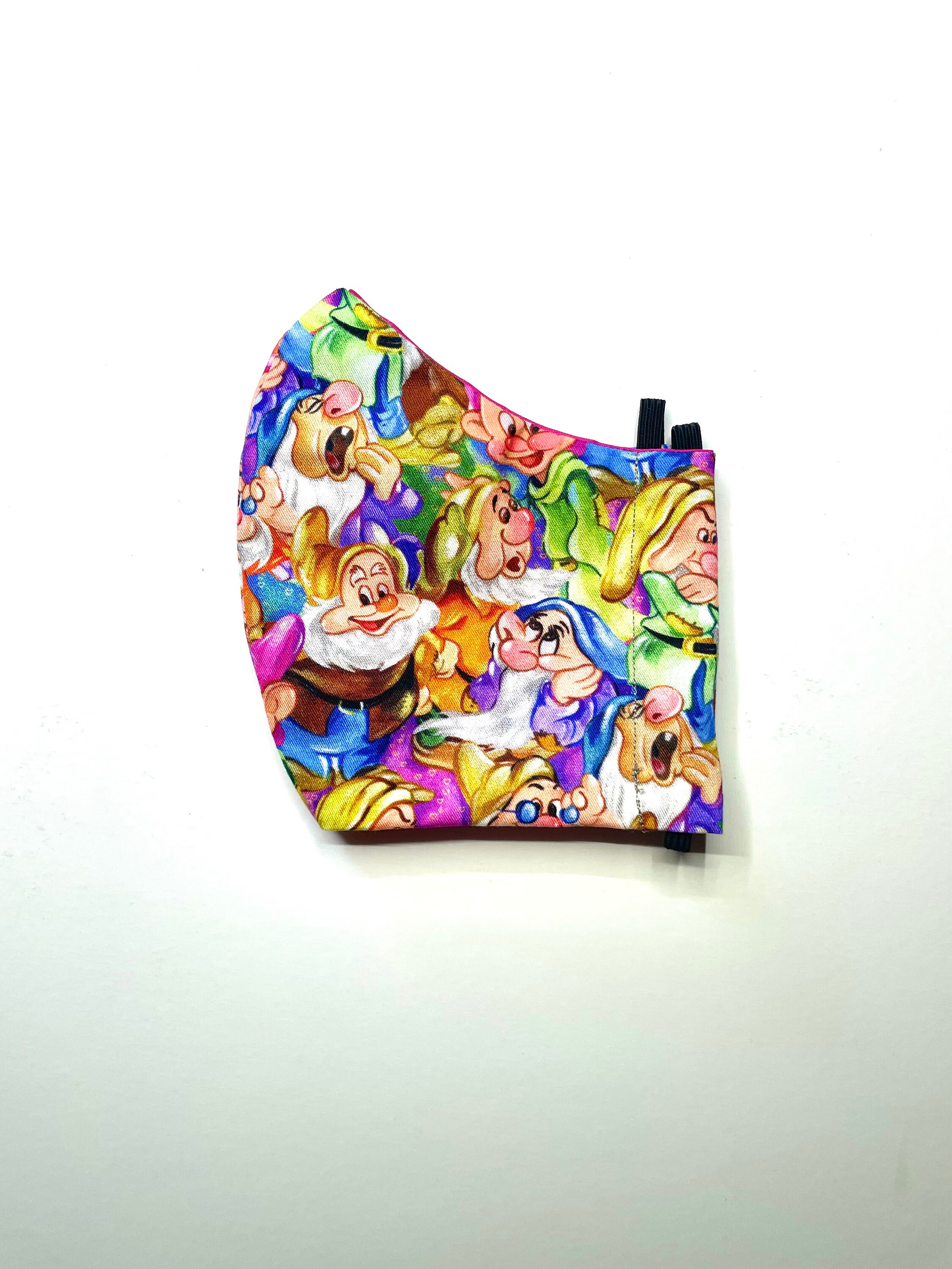 The Seven Dwarfs Princess Snow White Disney Face Mask Handmade - Etsy UK