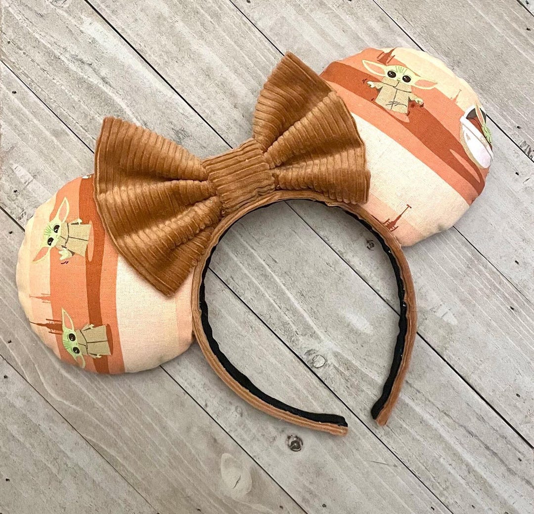 Grogu Mouse Ears Baby Yoda Ears Star Wars Ears Mandalorian Ears ...