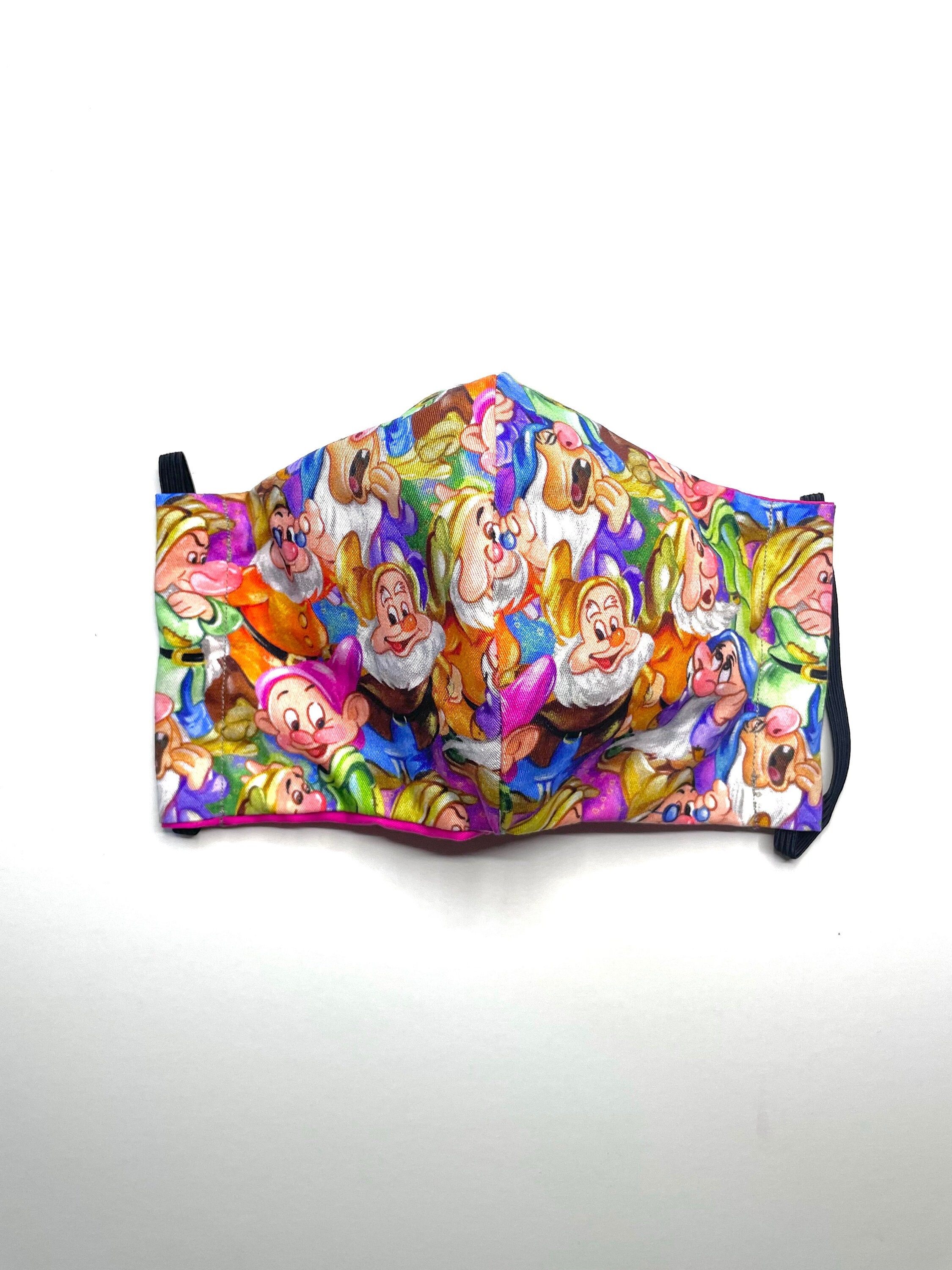 The Seven Dwarfs Princess Snow White Disney Face Mask Handmade - Etsy UK