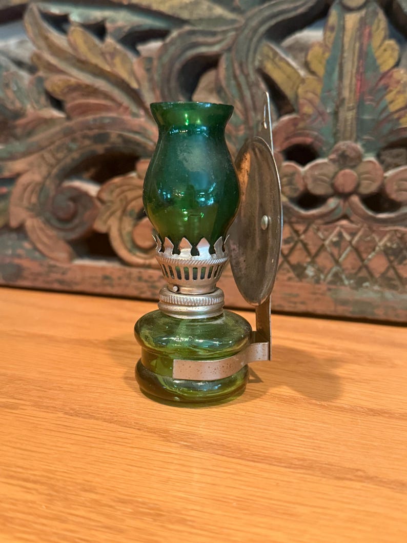 Vintage Mini Kerosene Lamp - Etsy