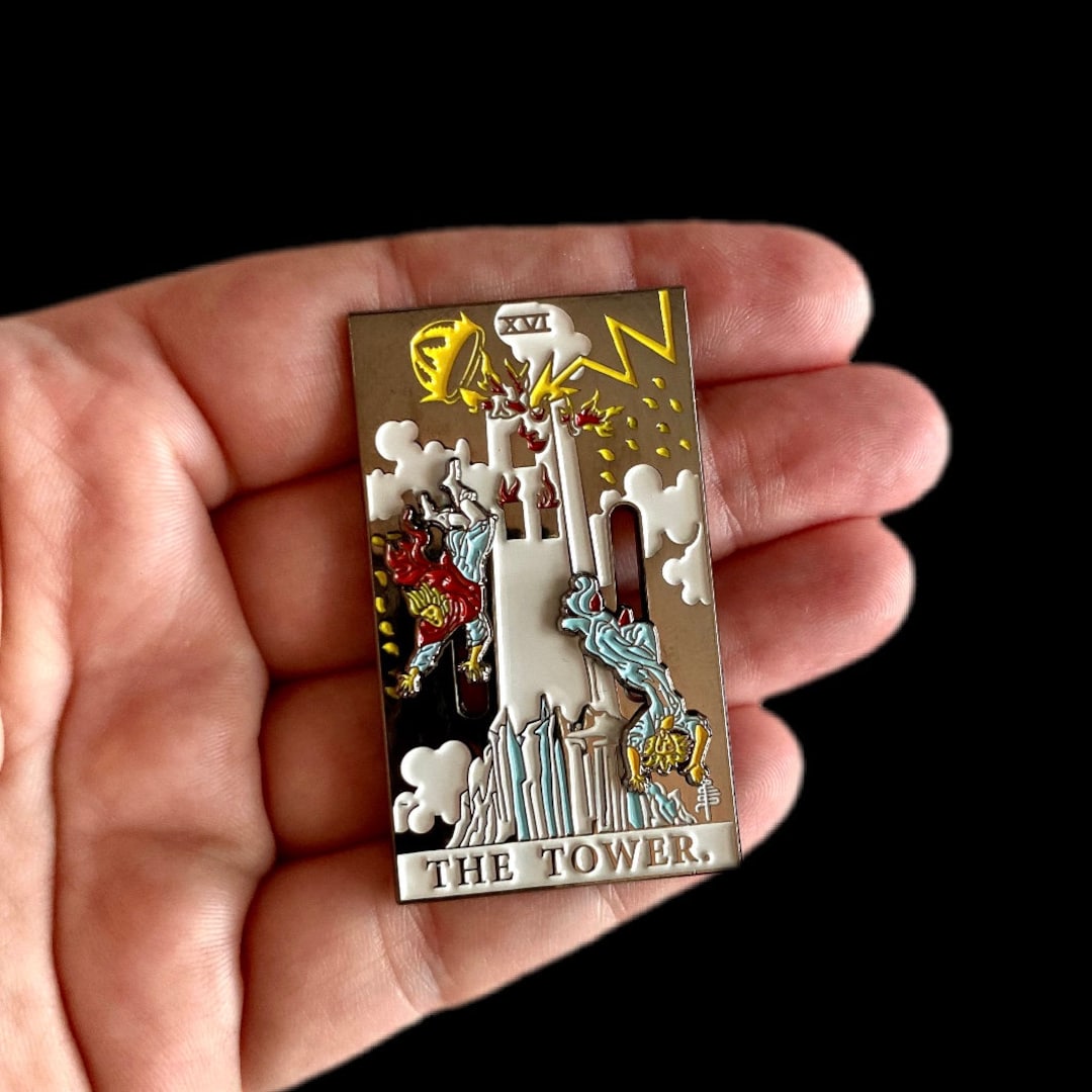 The Tower Pin - Etsy