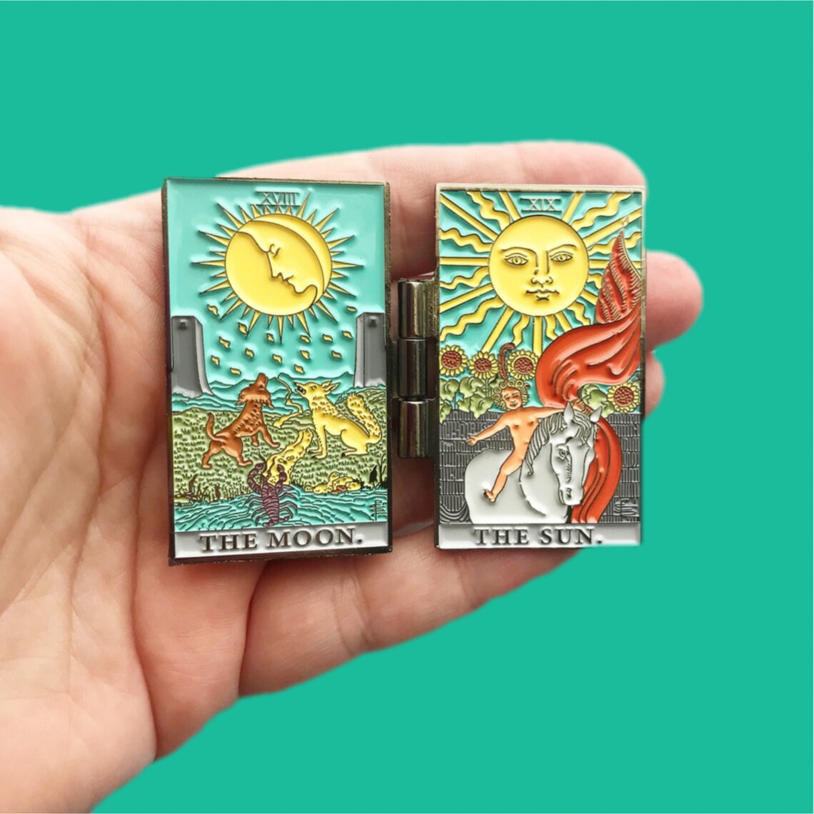 Celestial Tarot Pin | Etsy