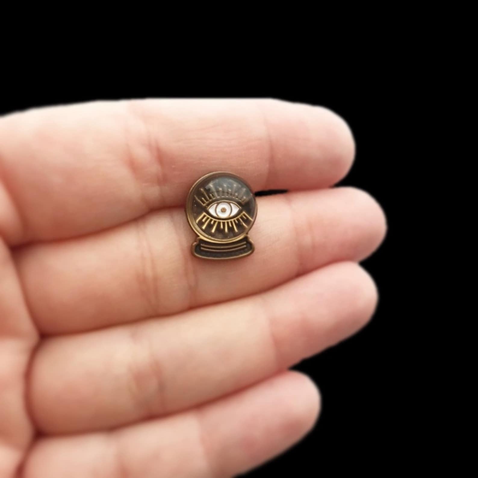 Crystal Ball Pin | Etsy