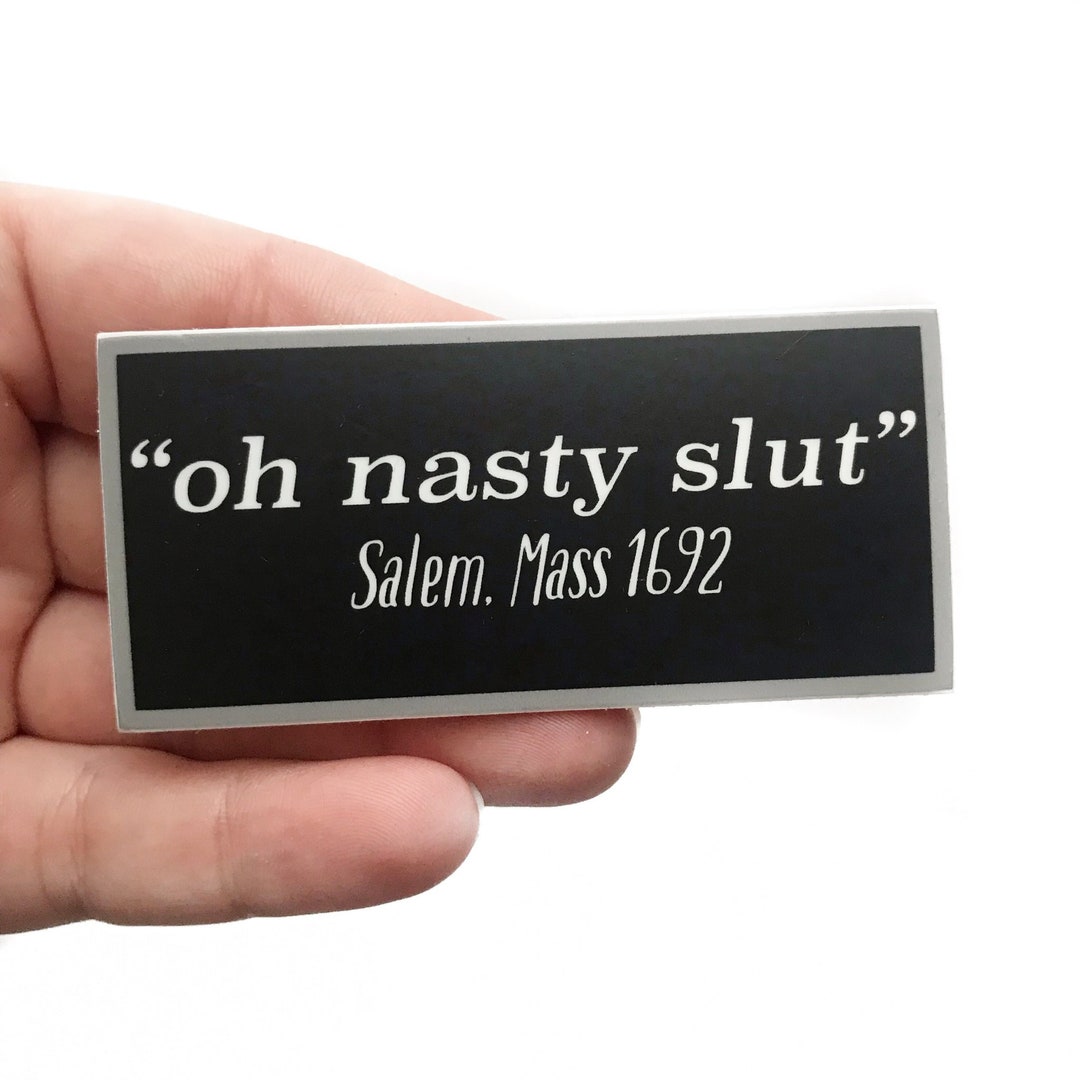 Oh Nasty Sticker - Etsy