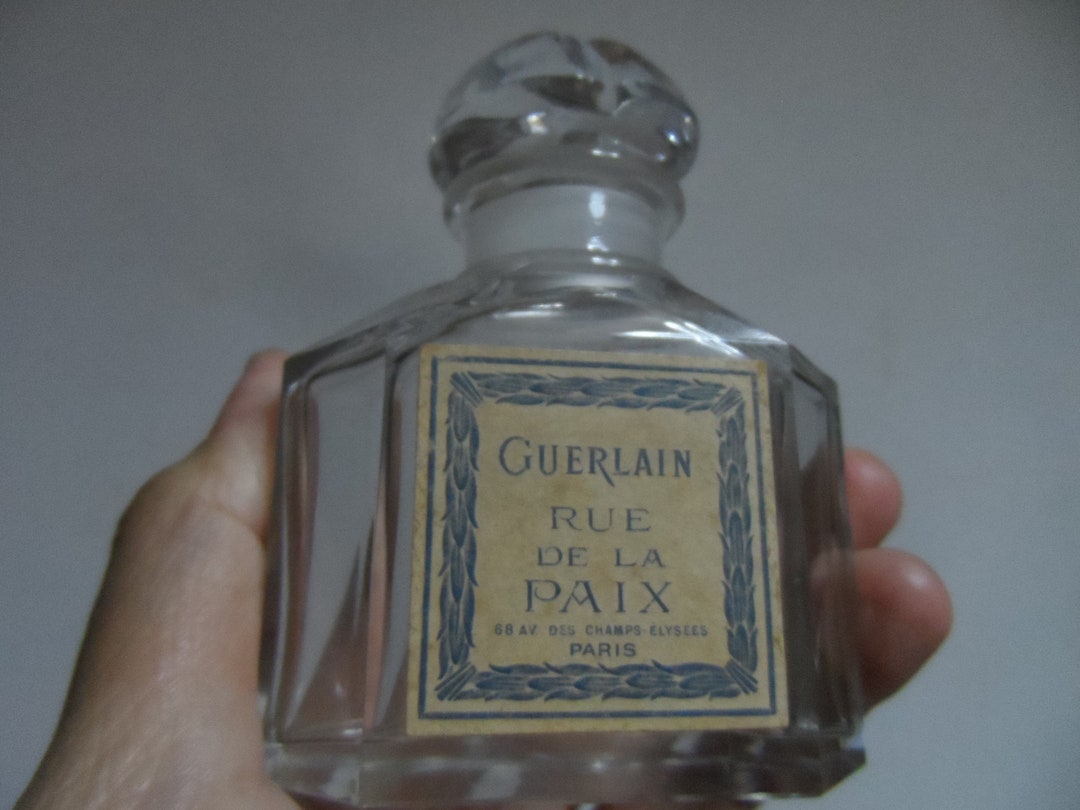 Super Rare BACCARAT Crystal GUERLAIN RUE De La Paix 60ml Quadrilobe ...