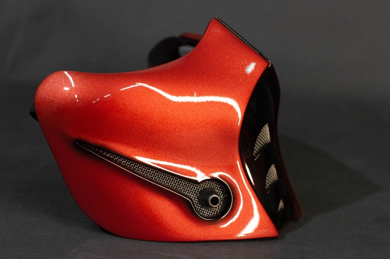 Mortal kombat ninja mask sub zero red | Etsy