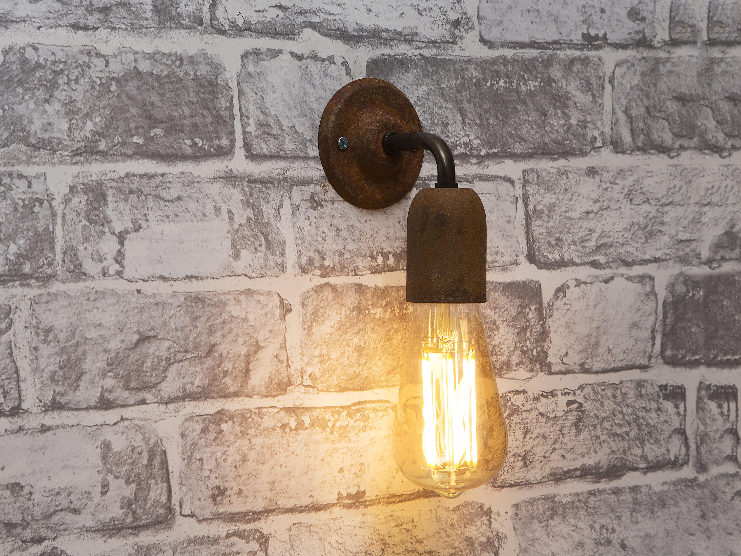 Rusted Vintage Federation Wall Light Sconce E27 Rust Lamp - Etsy UK