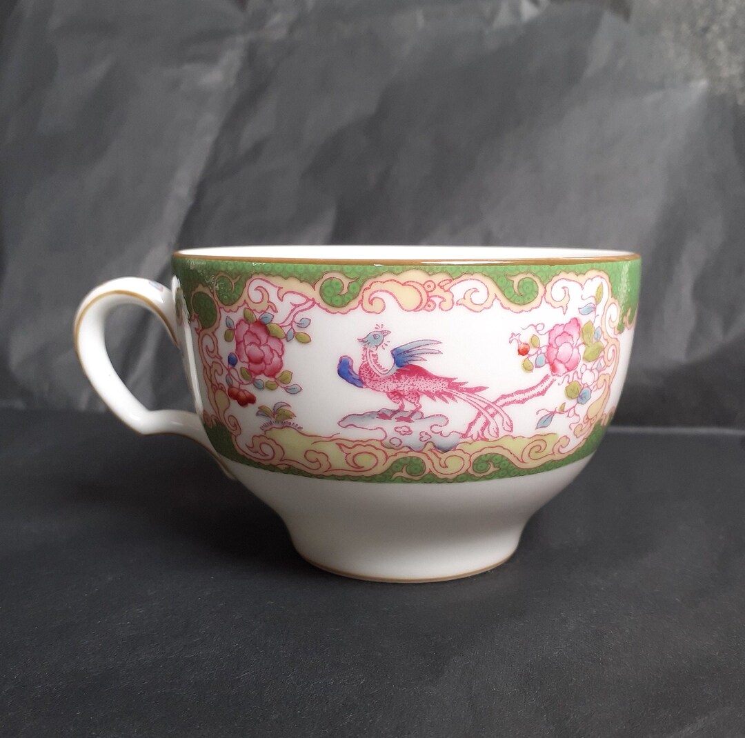 Vintage Minton 'green Cockatrice' Teacup 1951 Stamp - Etsy
