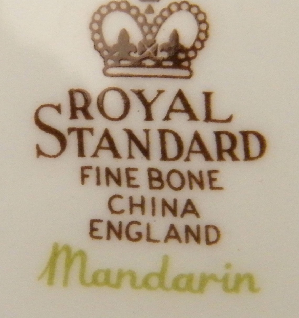 Royal Standard 'mandarin' Vintage Fine Bone China | Etsy