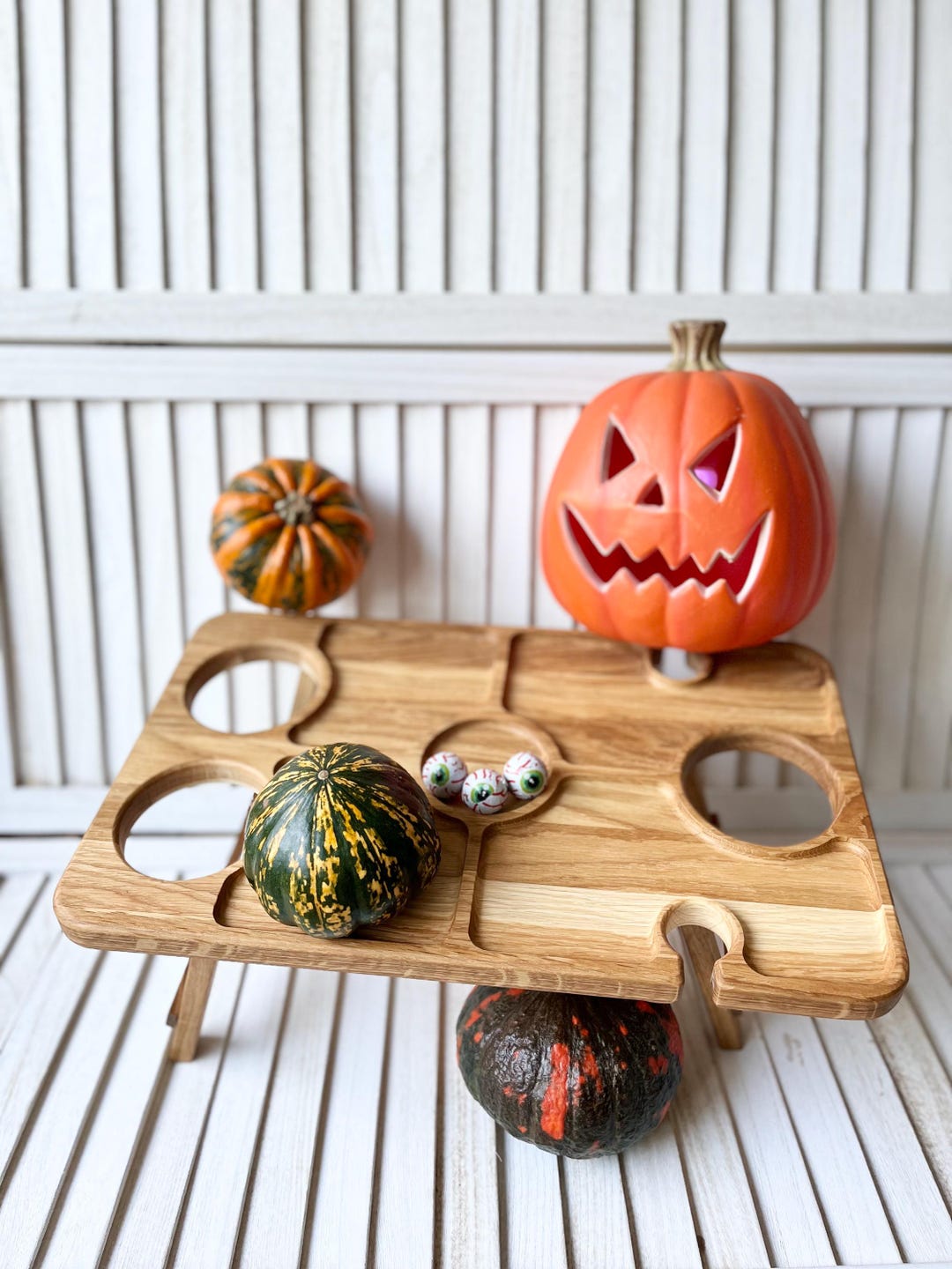 Handmade Beer Picnic Table With 3 Holders | Personalized Wooden Party ...