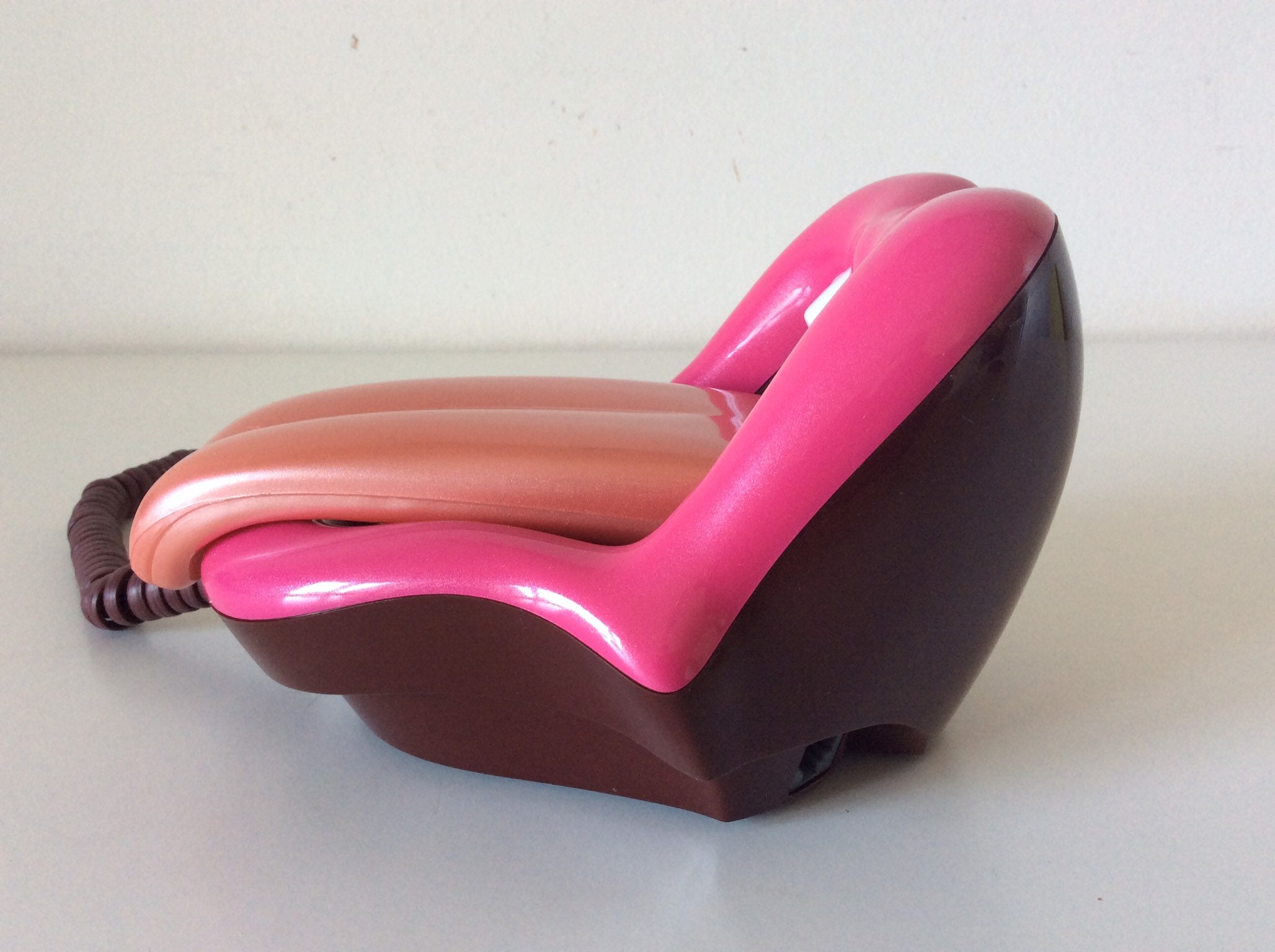 Pink Lips Phone Loud Mouth Telephone Retro Style Land Line - Etsy