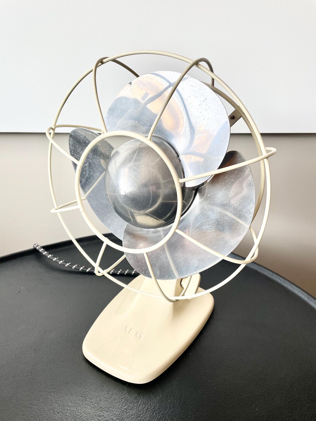 Very Rare 1934 "aeg" Electric Fan, Retro Electric Fan, Cast Meta Fan ...