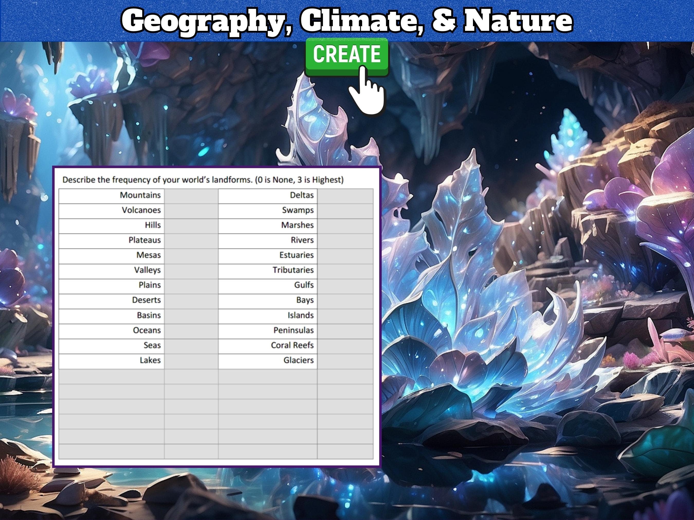 World Builder - Worldbuilding Workbook - Writing Prompts for Fantasy ...