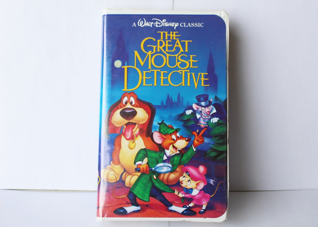 Walt Disney's the Great Mouse Detective VHS Black Diamond #1360 - Etsy