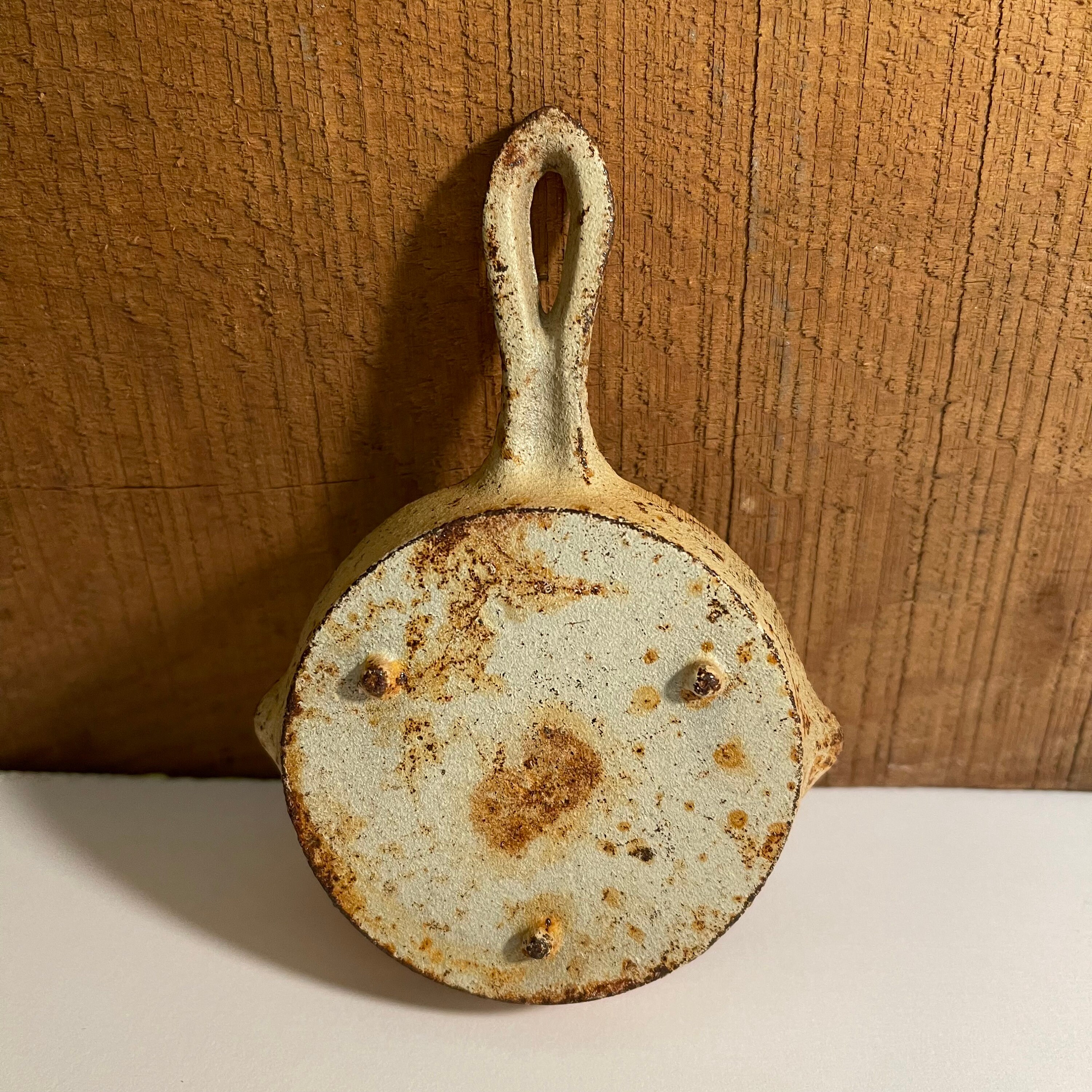 Vintage Cast Iron Miniature Skillet Lincoln Pan Spoon - Etsy