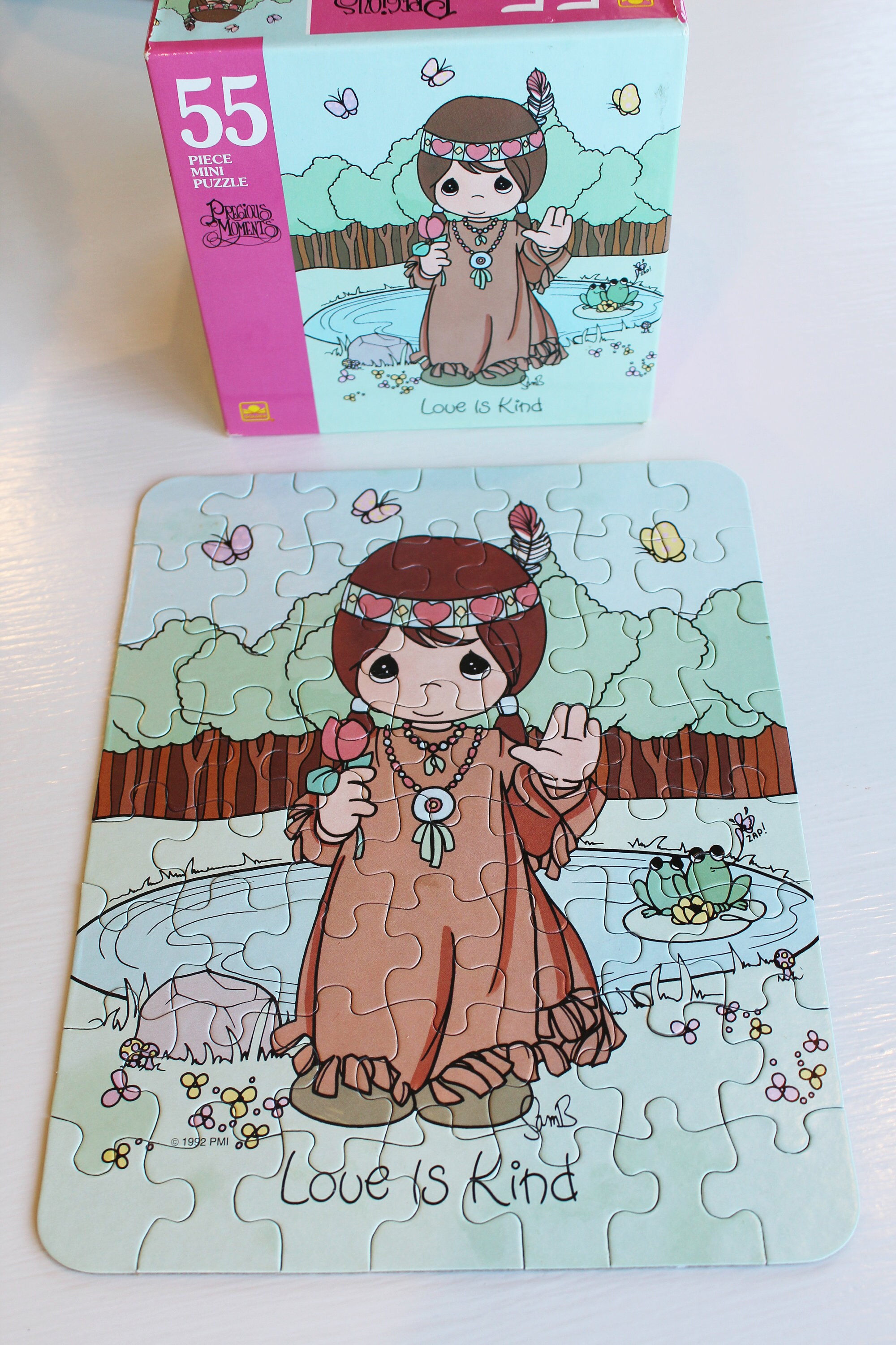 1992 55 Piece Mini Precious Moments Puzzle 9x7 - Etsy