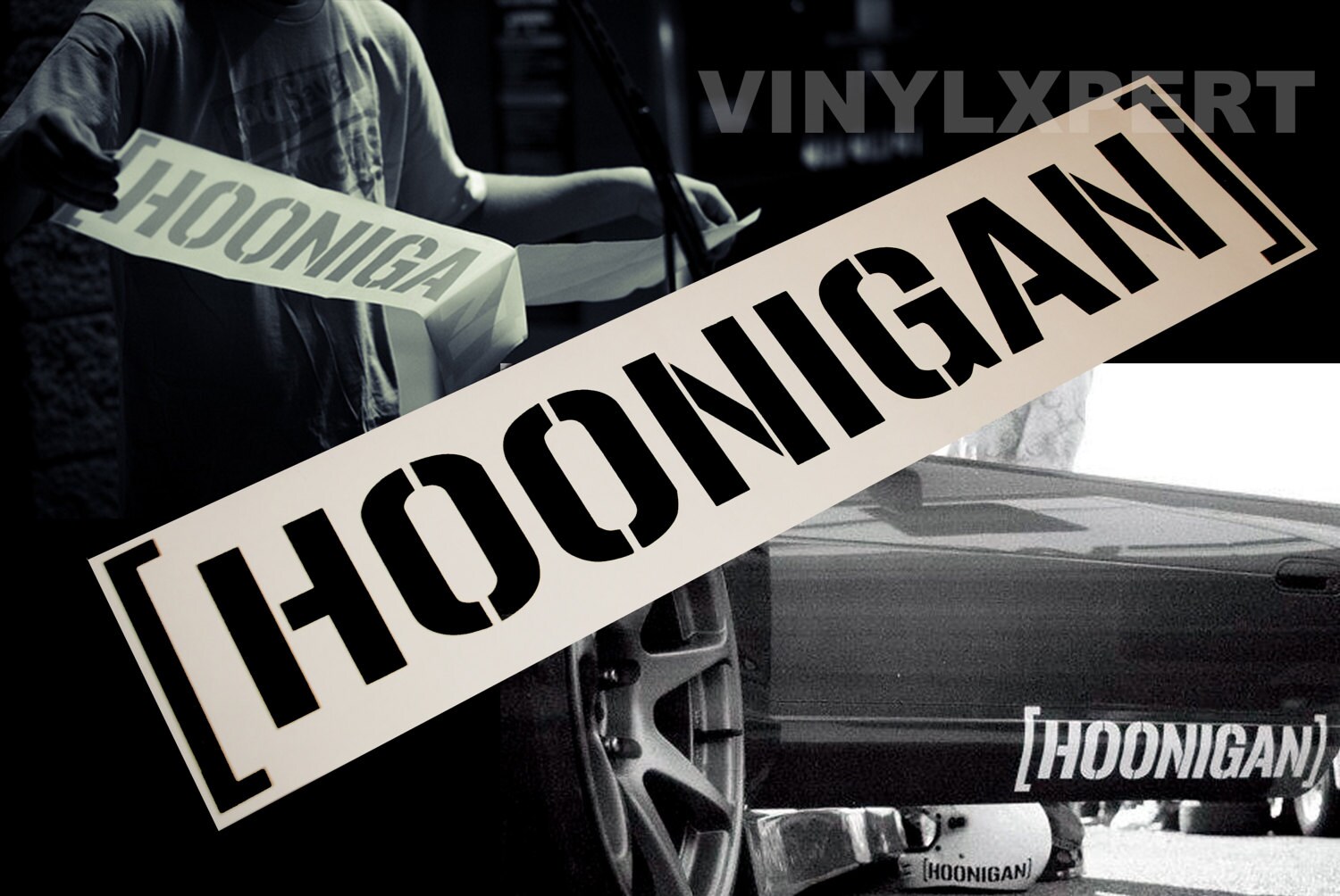HOONIGAN 21x4.5 inches decal sticker all colors | Etsy