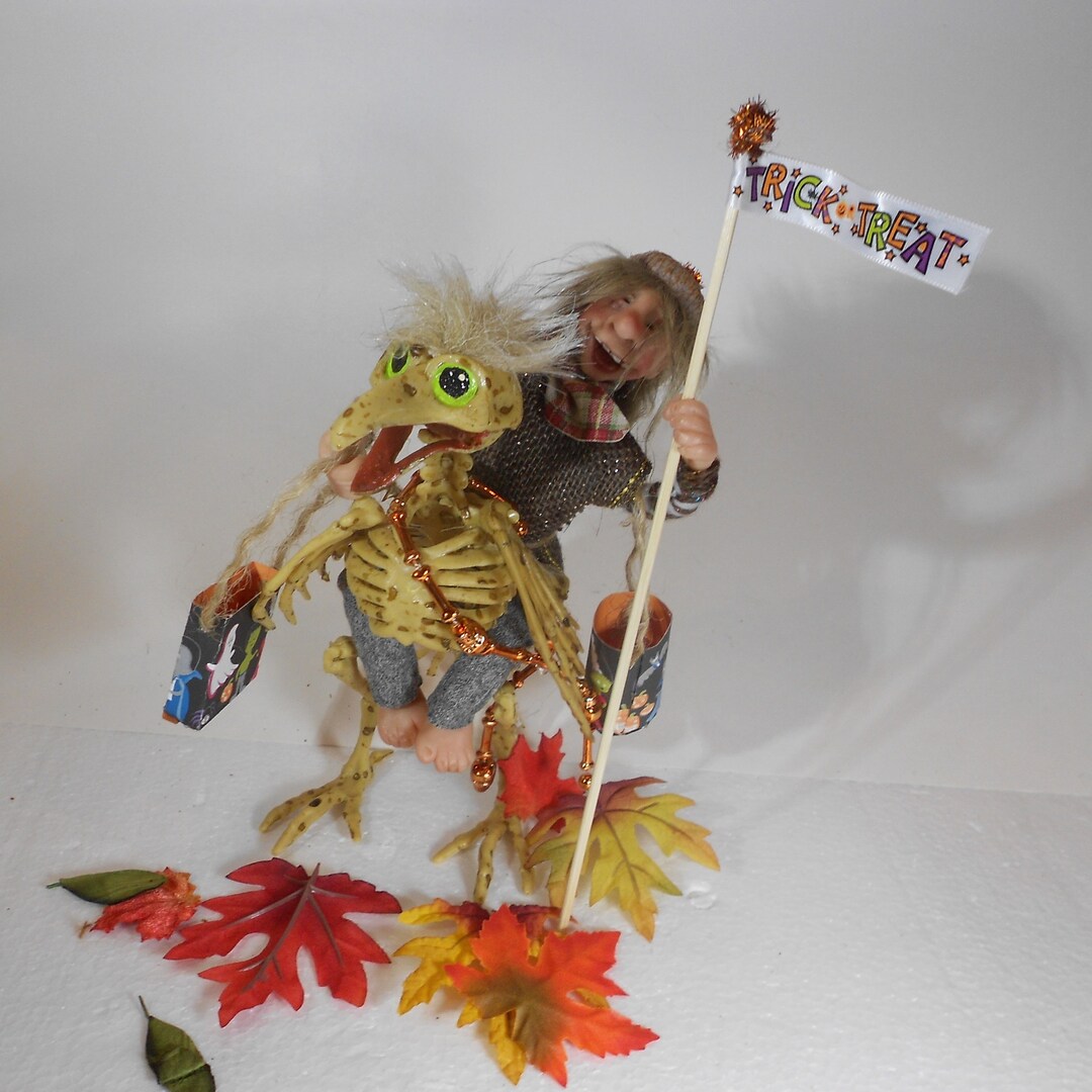 Halloween Elf, Halloween Bird, Skeleton, Trick or Treat Elf, Fall ...