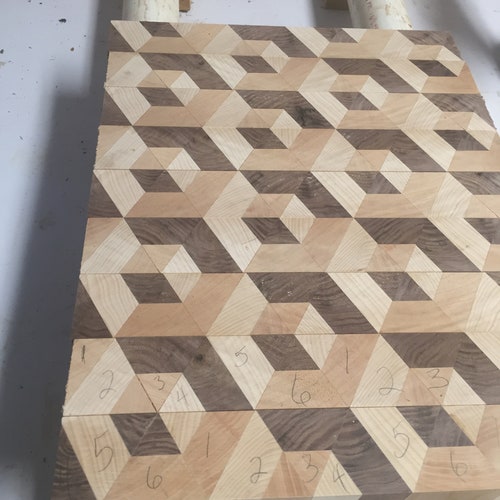 How to Make the 3-D Interlocking Cube Cutting Board - Etsy Canada