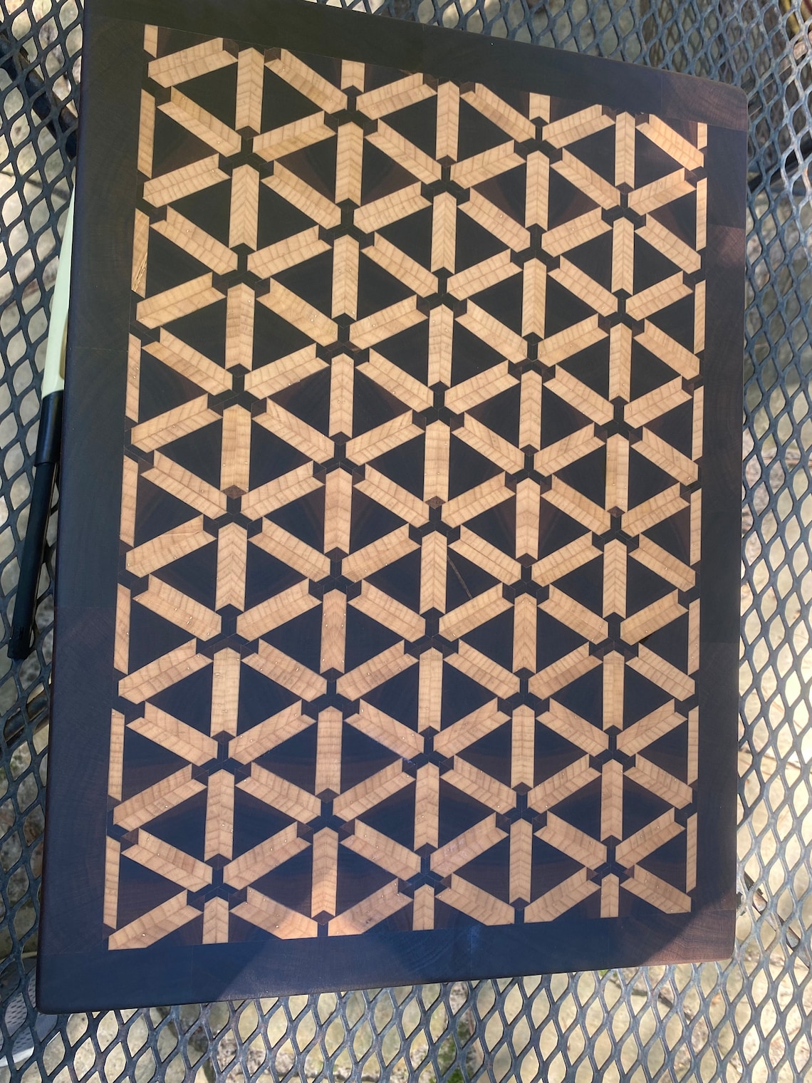 Scaffold Pattern End Grain Cutting Board - Etsy